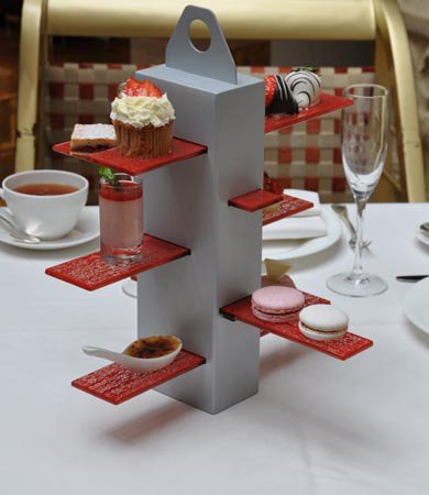 Chocolate Afternoon Tea Stands for The Landmark London