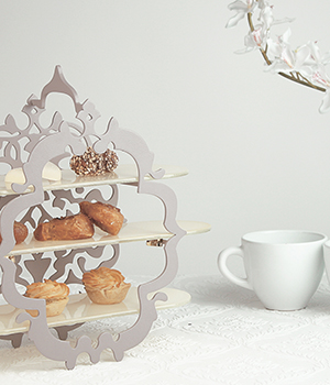Tiered Tea Stand - Tea Stands | MyGlassStudio
