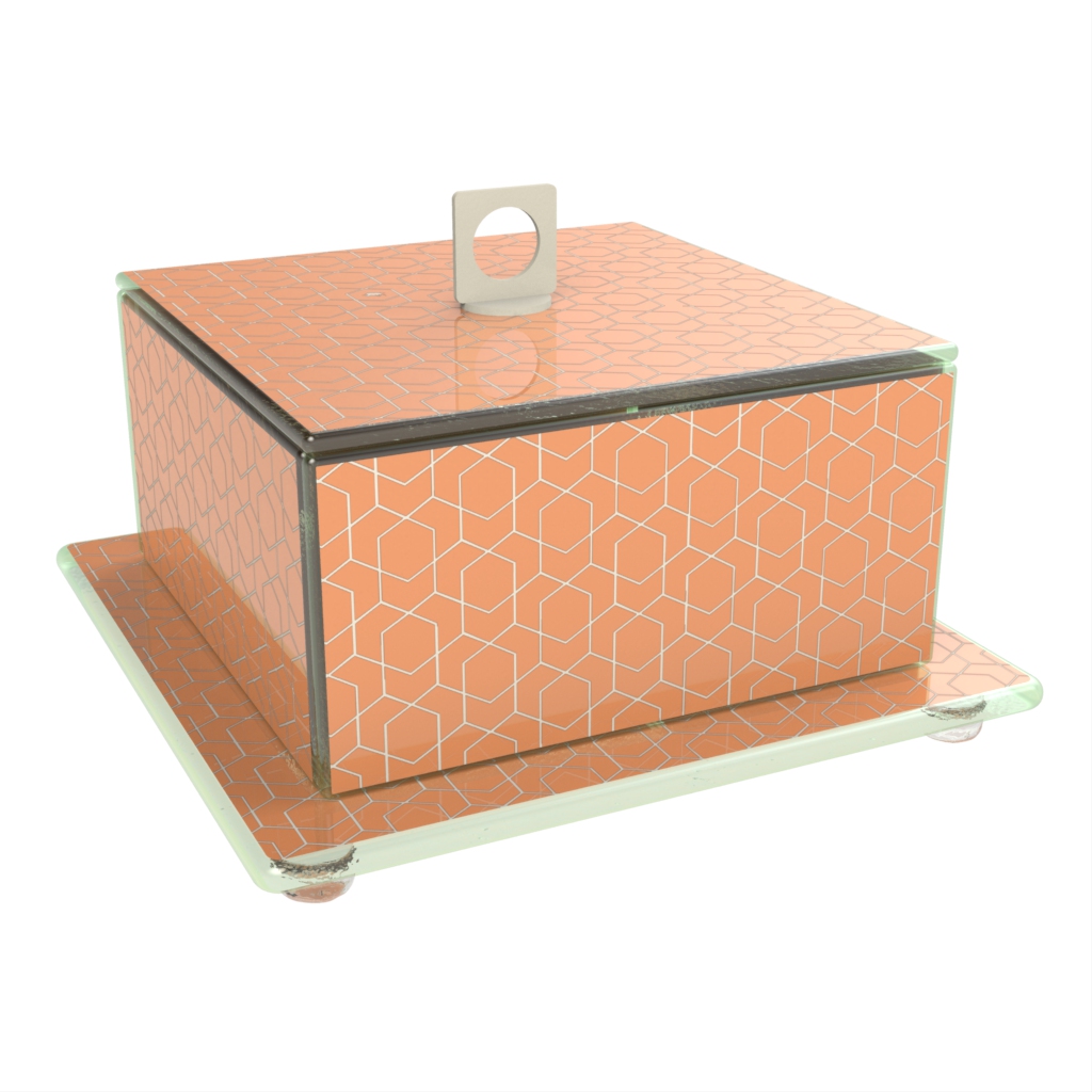 Square Glass Cloche - Welcome Amenities | MyGlassStudio